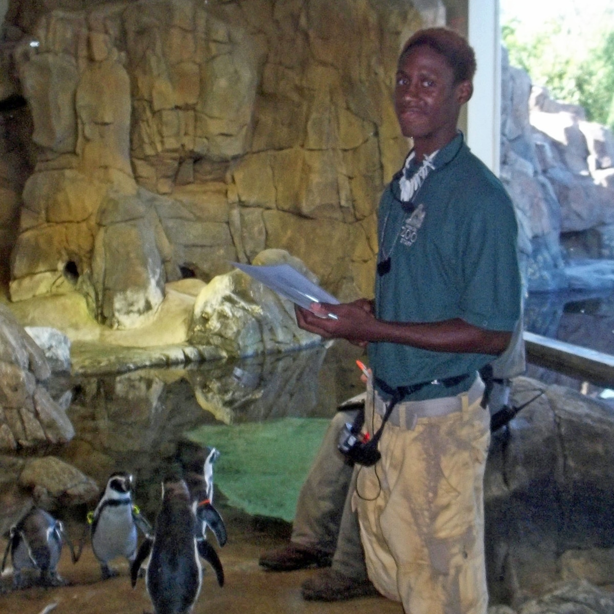 Green Works in Kansas City - Keylen with Penguins